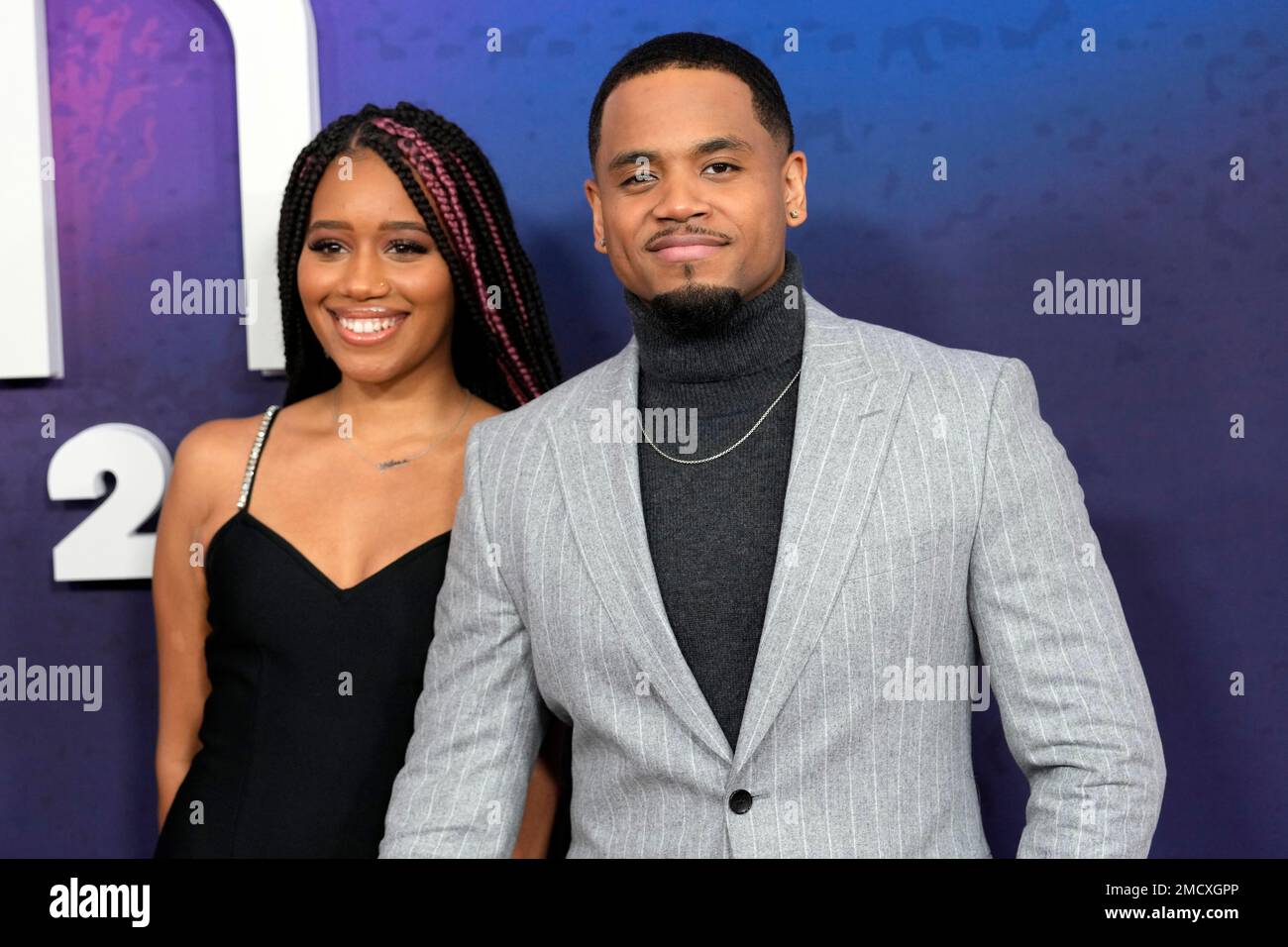 Christina Hammond and Tristan Wilds arrive to the Soul Train Music ...