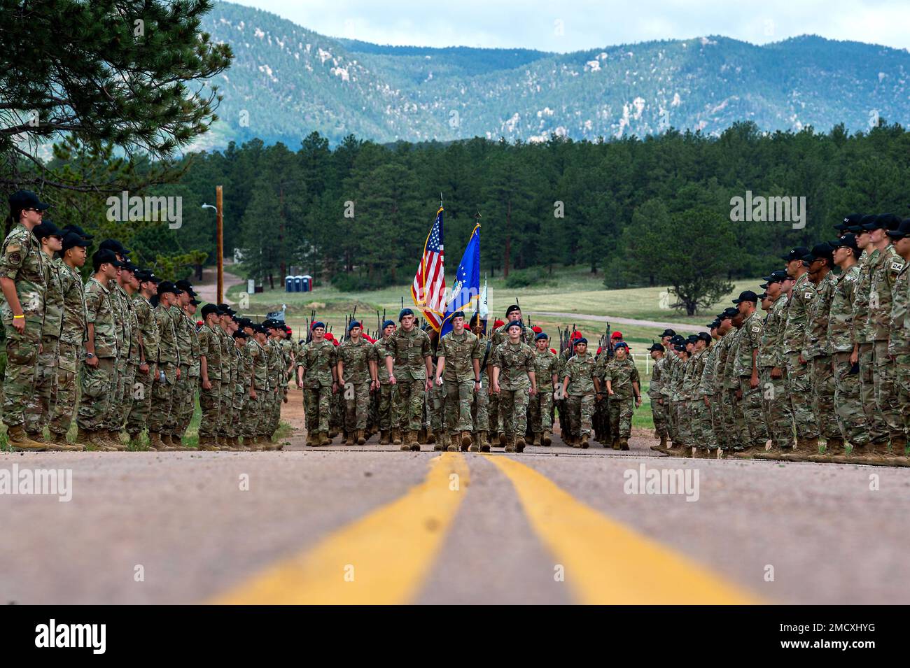 U.S. AIR FORCE ACADEMY, Colo. -- Basic cadet trainees from the class of ...