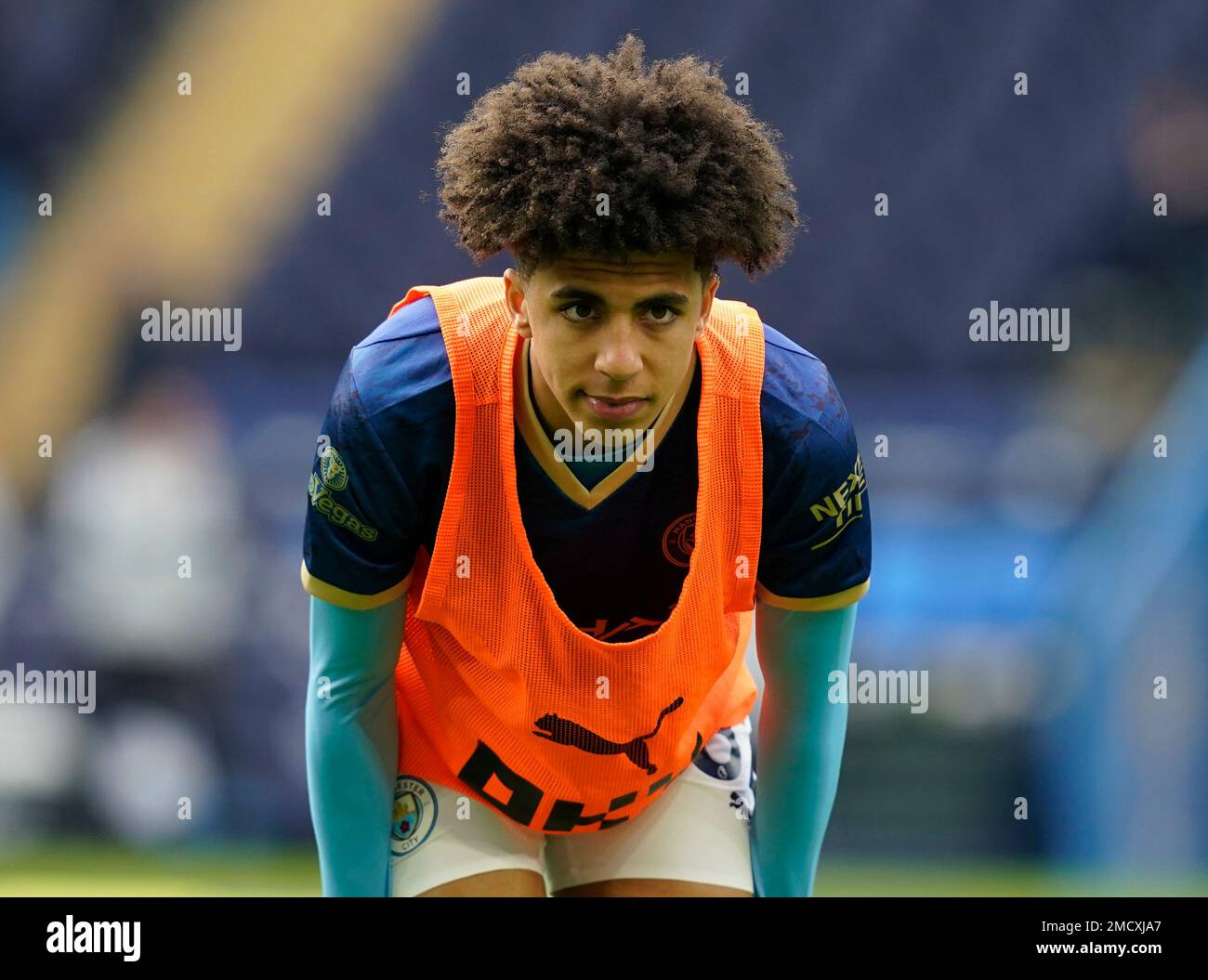Manchester, England, 22nd January 2023. Rico Lewis of Manchester City ...