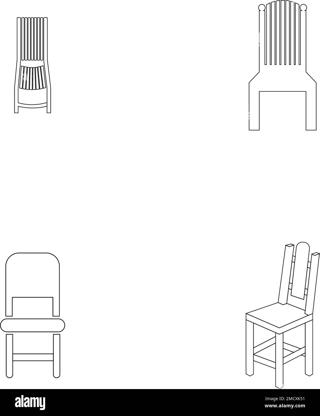 Chair logo hi-res stock photography and images - Alamy