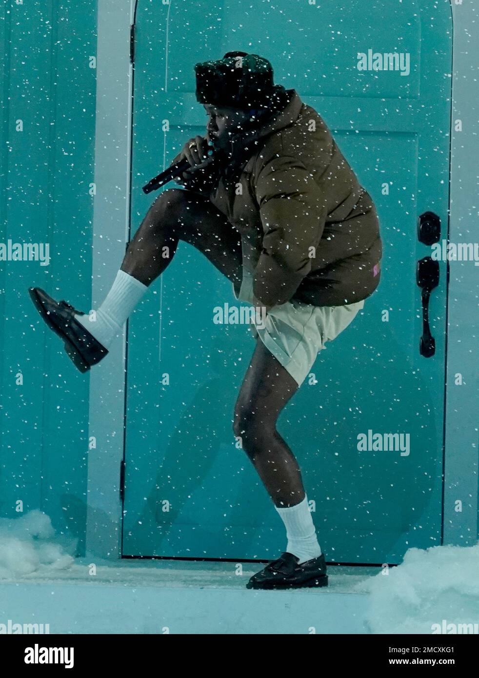 Tyler, the Creator performs "MASSA" at the American Music Awards on ...