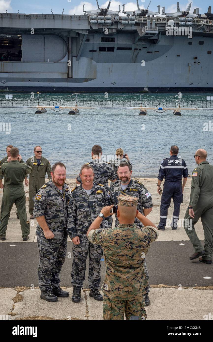 PEARL HARBOR (July 11, 2022) Participates from the Combined Forces ...