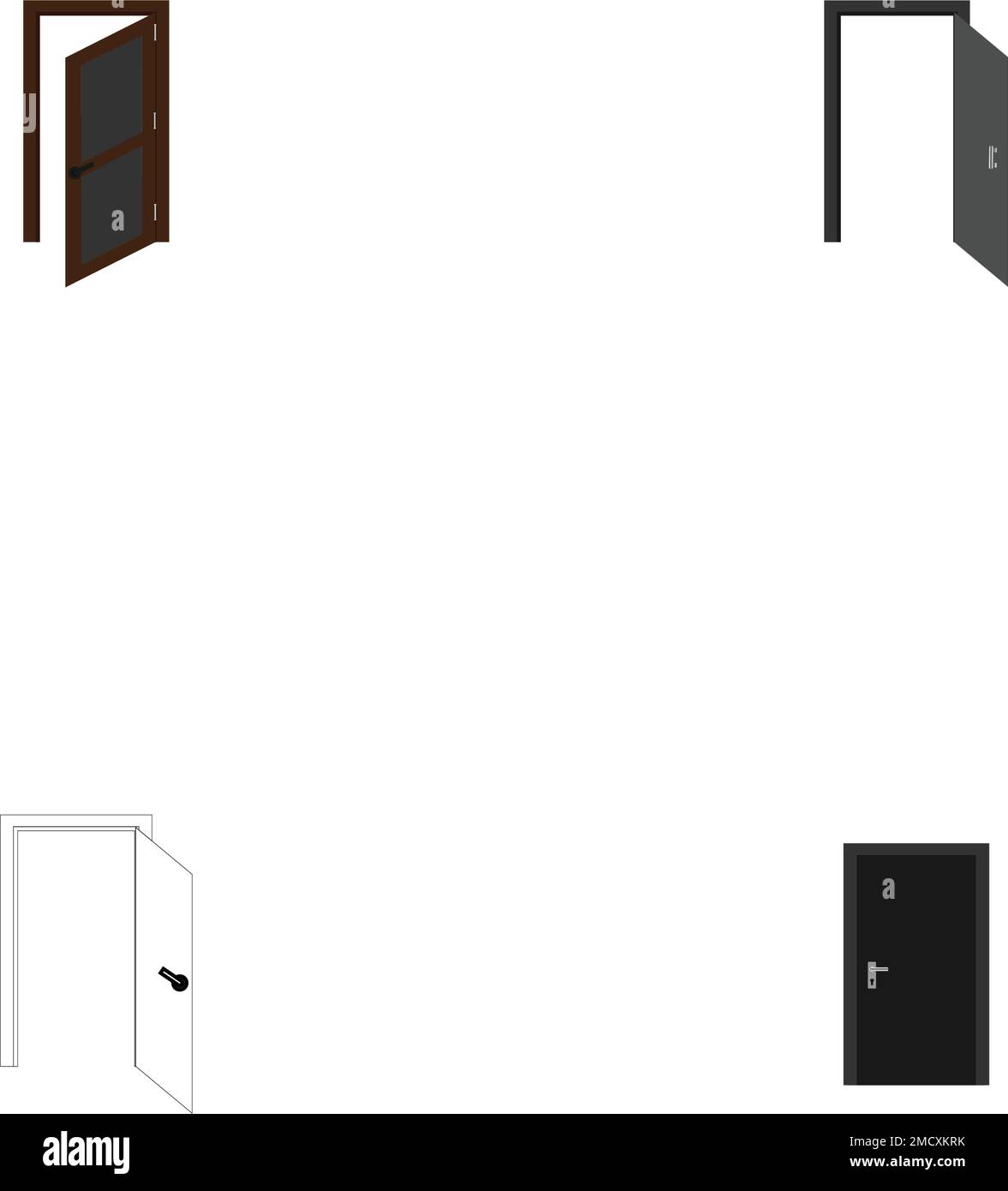 door logo stock illustration design Stock Vector Image & Art - Alamy