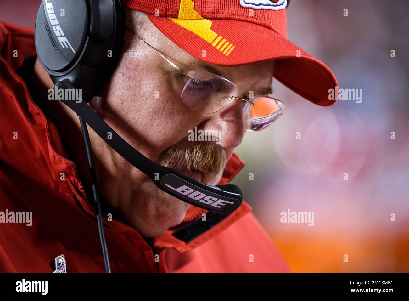 Kansas City Chiefs head coach Andy Reid during the second half of an ...