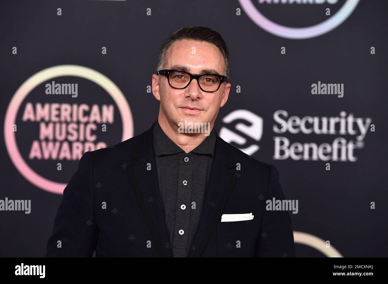 Adam Stotsky arrives at the American Music Awards on Sunday, Nov. 21 ...