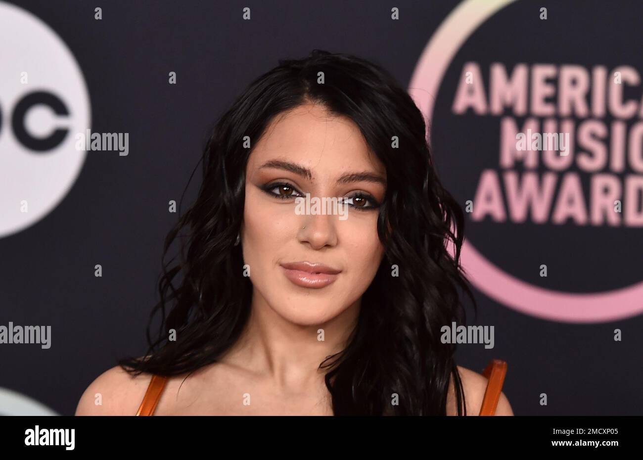Niki DeMar arrives at the American Music Awards on Sunday, Nov. 21 ...
