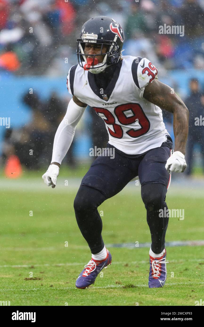 Houston Texans cornerback Terrance Mitchell (39) plays during an NFL ...
