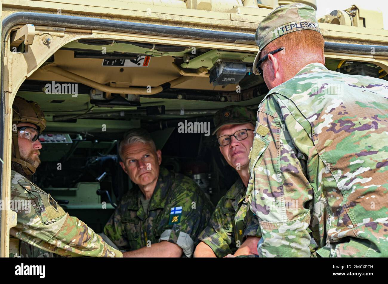 Finnish army Lt. Gen. Pasi Välimäki, commander of the Finnish army ...