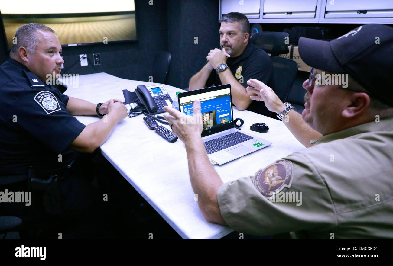 U.S. Customs and Border Protection (CBP) Port Director Rudy Chacon; Air ...