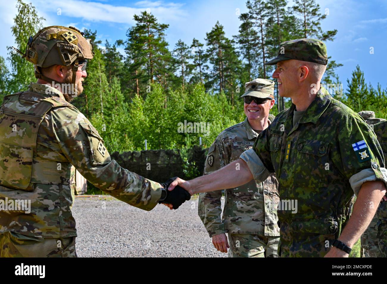 Finnish army Lt. Gen. Pasi Välimäki, commander of the Finnish army ...