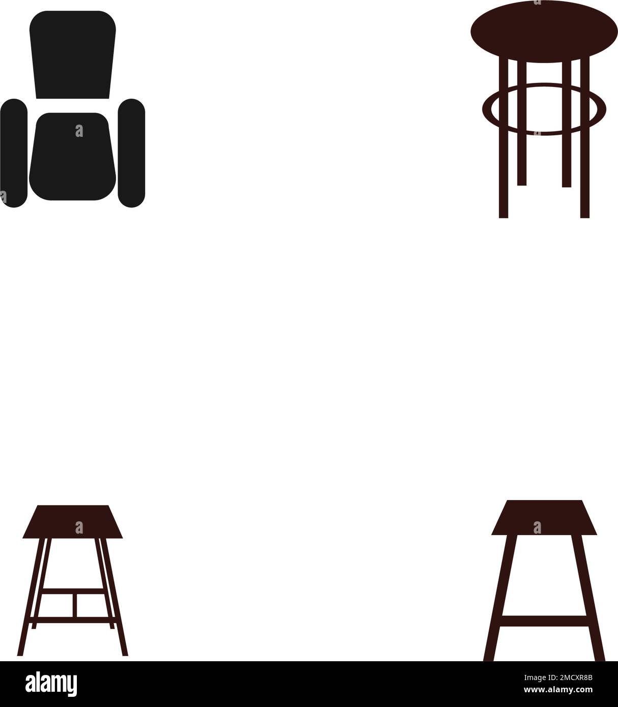 chair logo stock illustration design Stock Vector Image & Art - Alamy