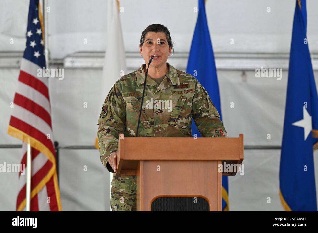 Col. Julie Curlin, individual mobilization augmentee to the 66th Air ...