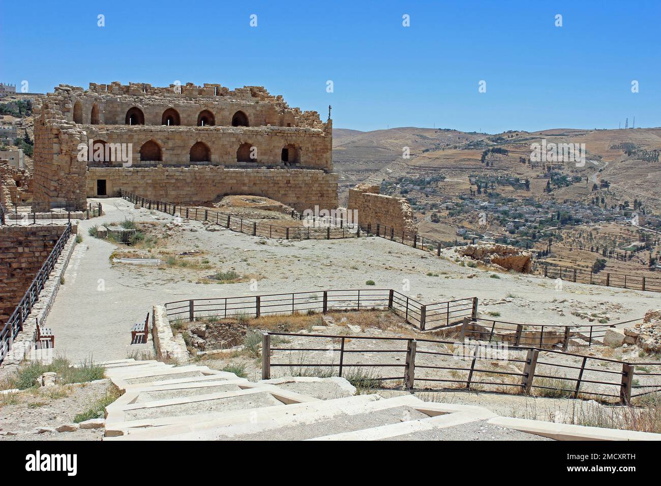 Kerak Castle, Al-Karak, Jordan Stock Photo - Alamy