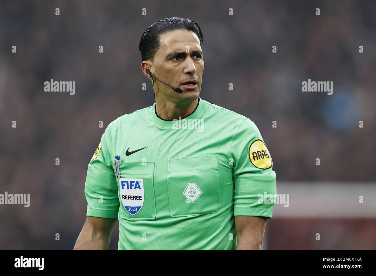 ROTTERDAM - referee Serdar Gozubuyuk during the Dutch premier league ...