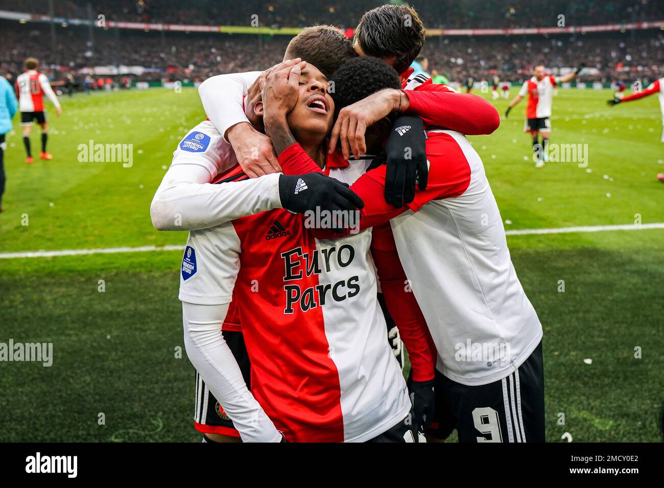 Rotterdam - Igor Paixao of Feyenoord celebrates the 1-0 during the ...