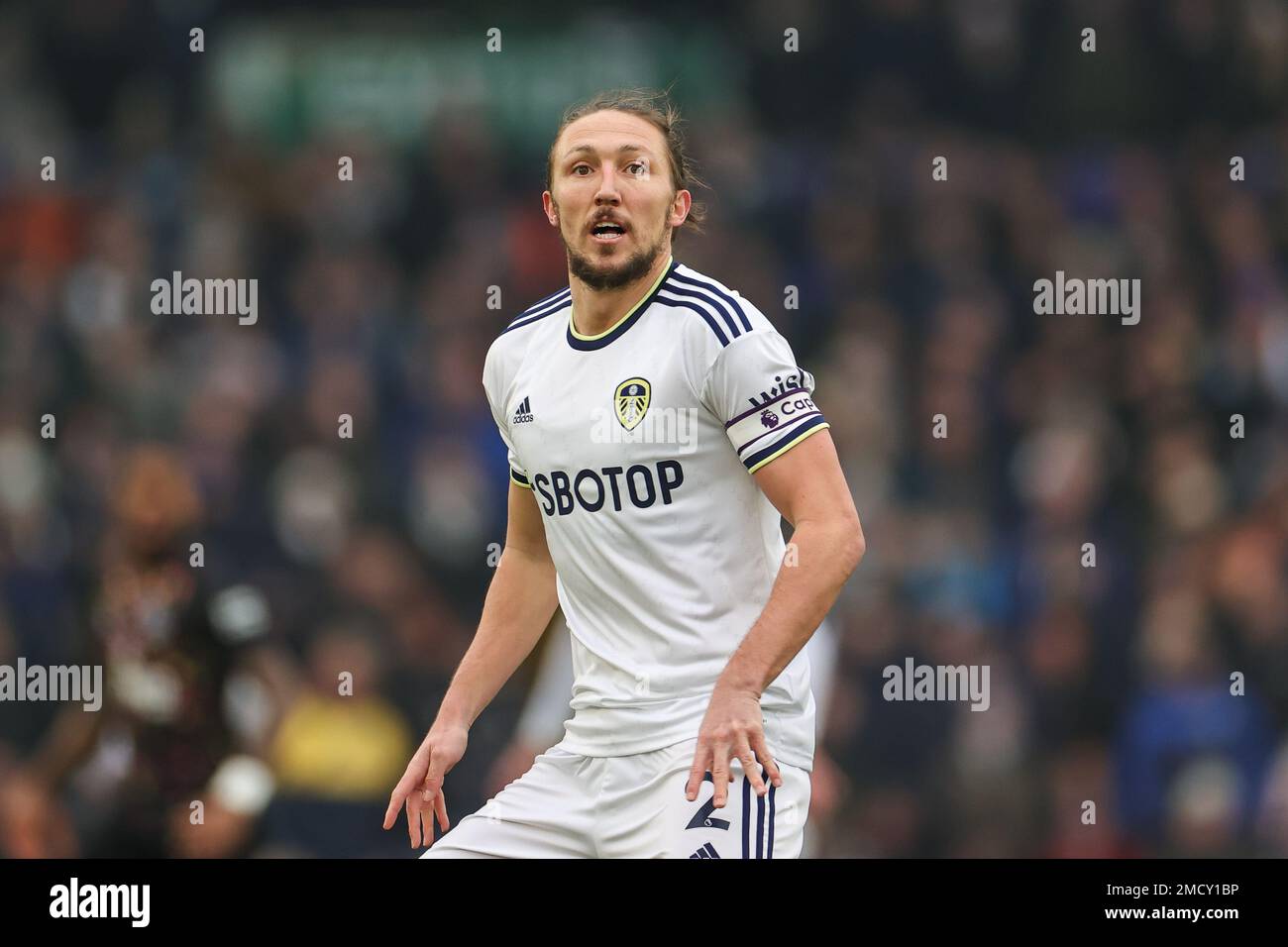 Luke Ayling #2 of Leeds United during the Premier League match Leeds ...