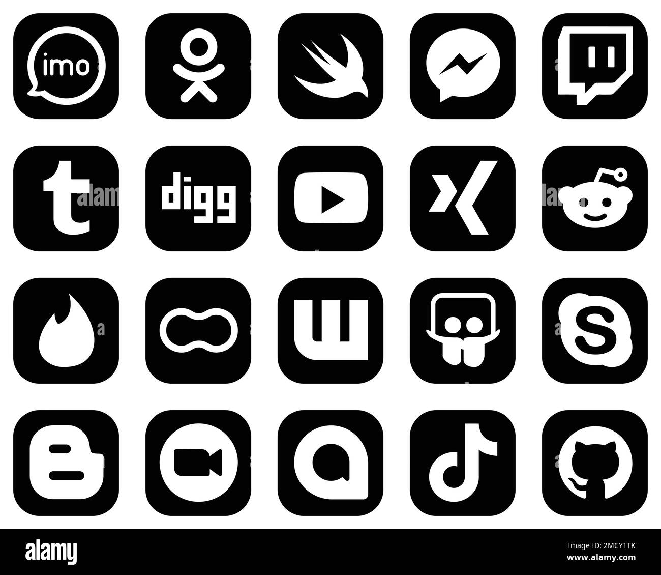 Social Icons Minimal