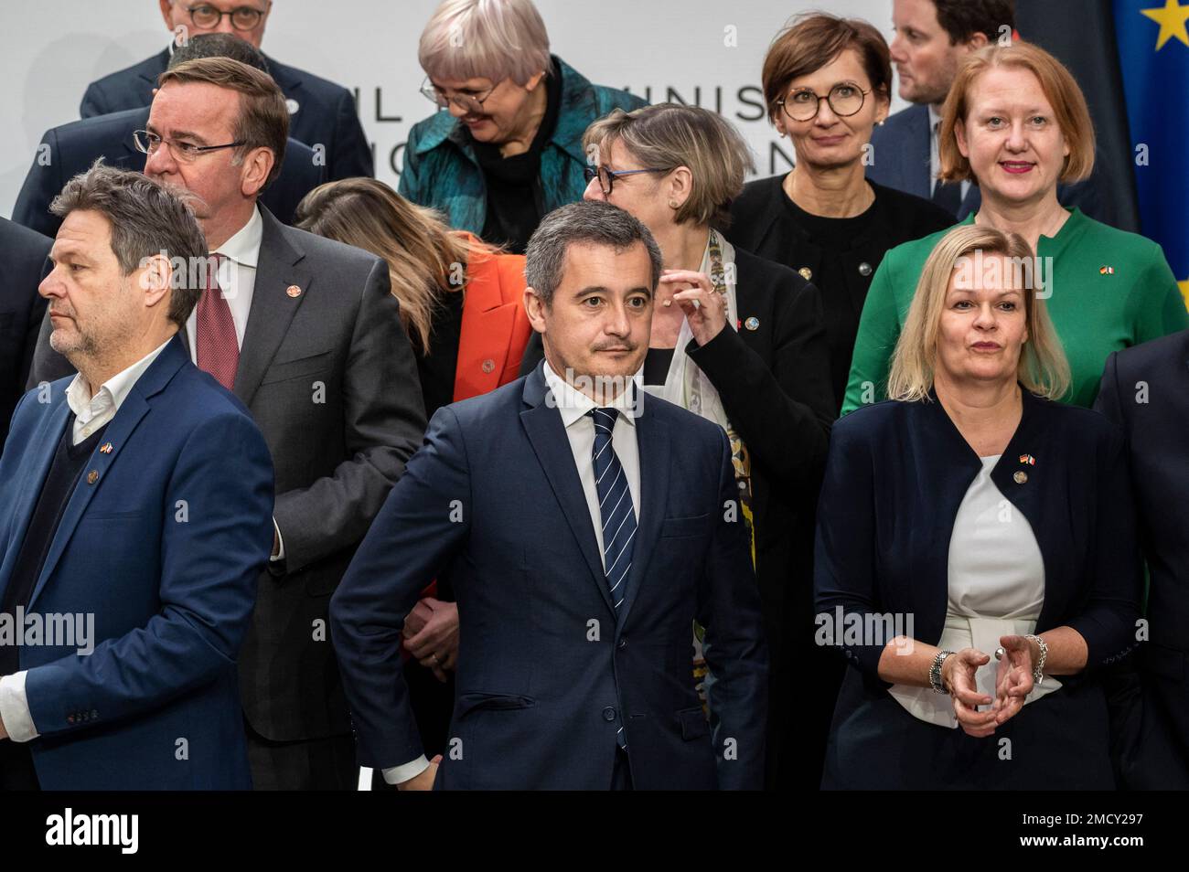 French Minister Gerald Darmanin : France's President Emmanuel Macron ...