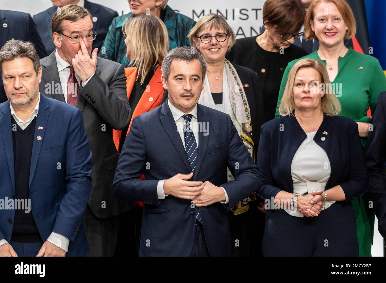 French Minister Gerald Darmanin : France's President Emmanuel Macron ...