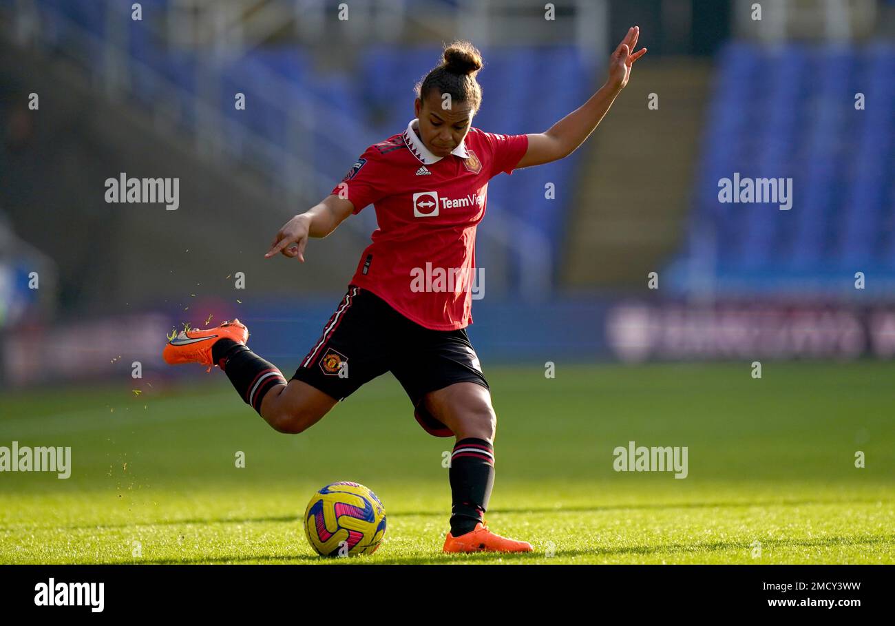 Manchester United's Nikita Parris in action during the Barclays Women's ...