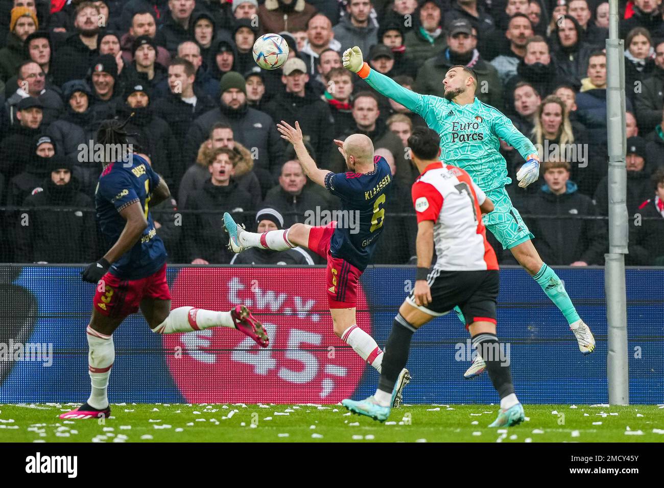 Rotterdam - Feyenoord keeper Justin Bijlow during the match between ...