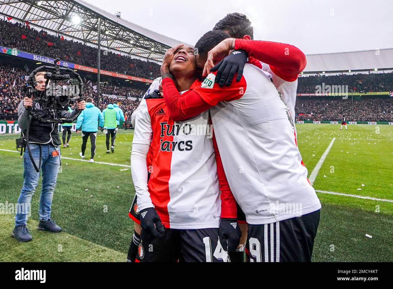 ROTTERDAM, NETHERLANDS - JANUARY 22: Igor Paixao of Feyenoord ...