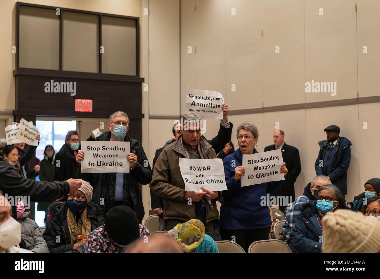 U.S. Representative Alexandria Ocasio-Cortez held a townhall meeting in ...
