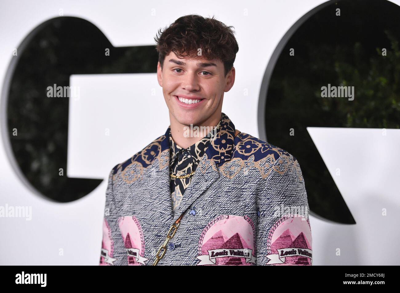 Noah Beck attends the 2021 GQ Men of the Year Party at The West ...