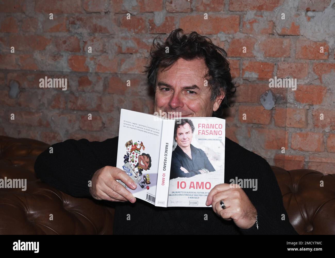Milan, Italy Franco Fasano presents the book "Io Amo" musician ...