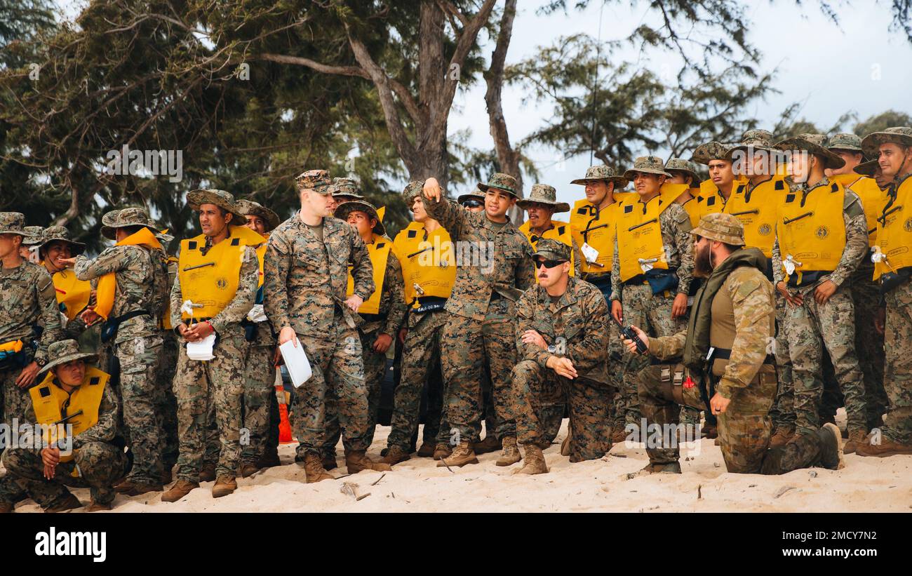 BELLOWS AIR FORCE STATION, Hawaii (July 11, 2022) U.S. Marines with 3d ...
