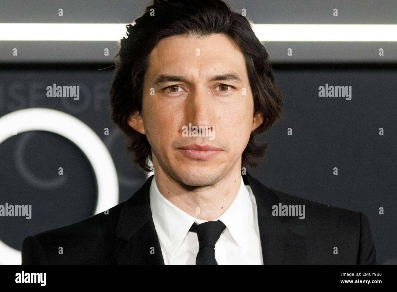 Adam Driver arrives at "The House of Gucci" LA premiere at the Academy ...