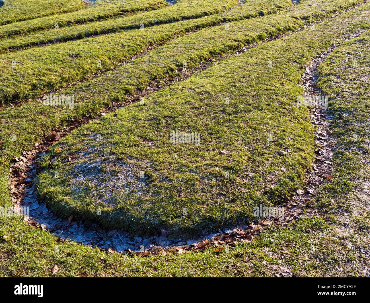Mizmaze, on St Catherine Hill, Winchester, Hampshire, England, UK, GB ...