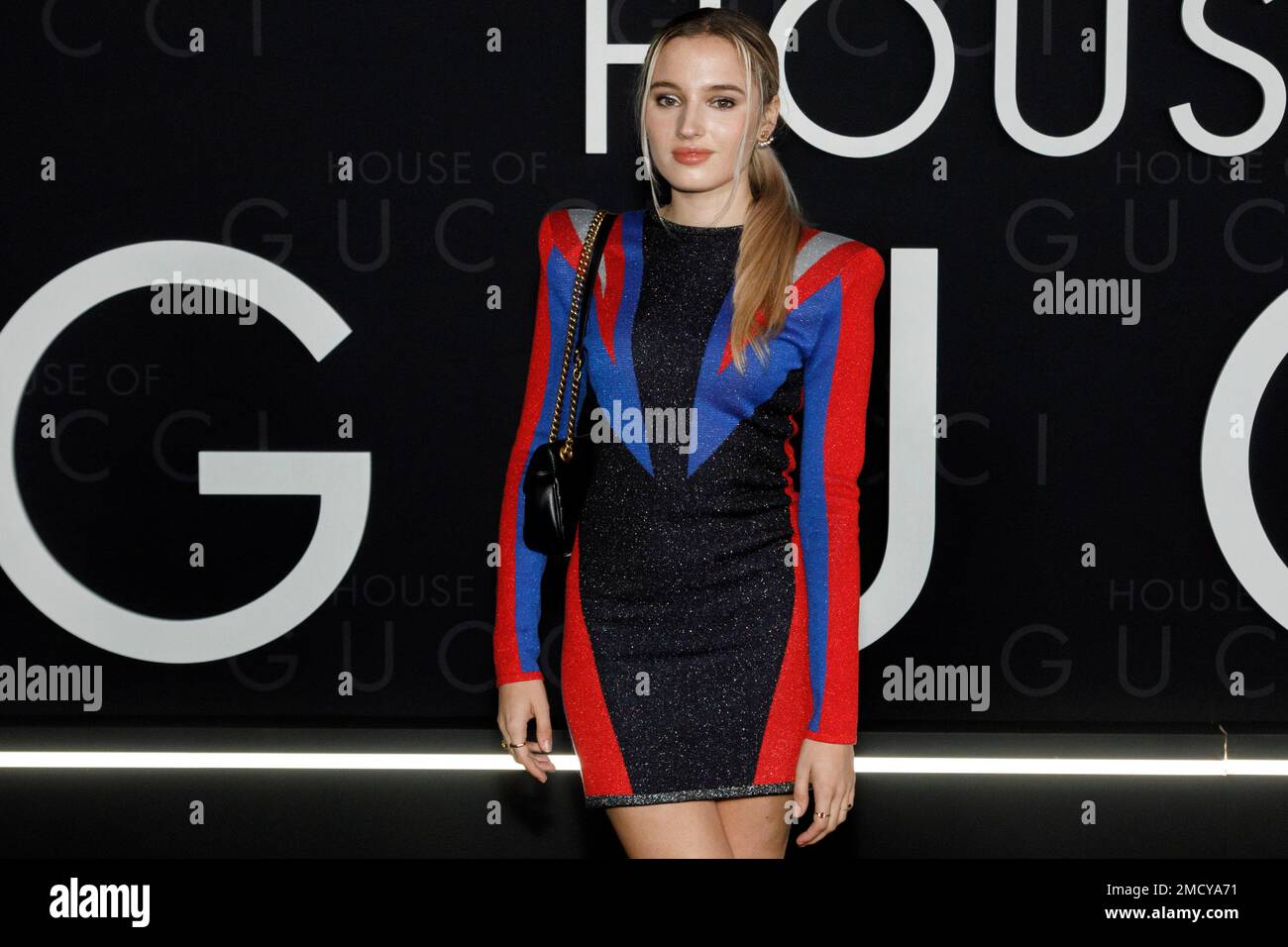 Cosette Rinab arrives at "The House of Gucci" LA premiere at the ...