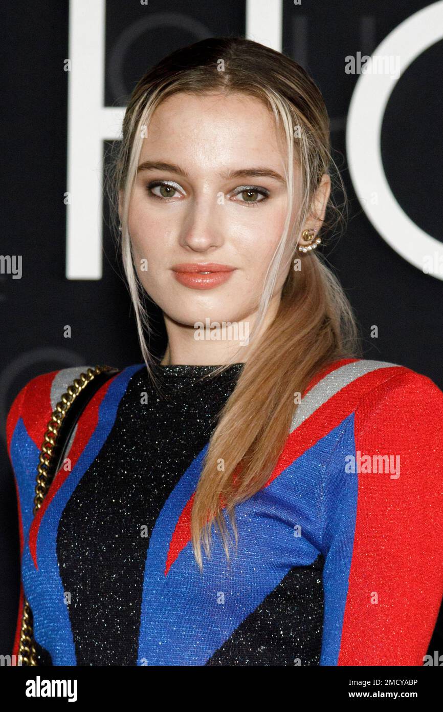 Cosette Rinab arrives at "The House of Gucci" LA premiere at the ...