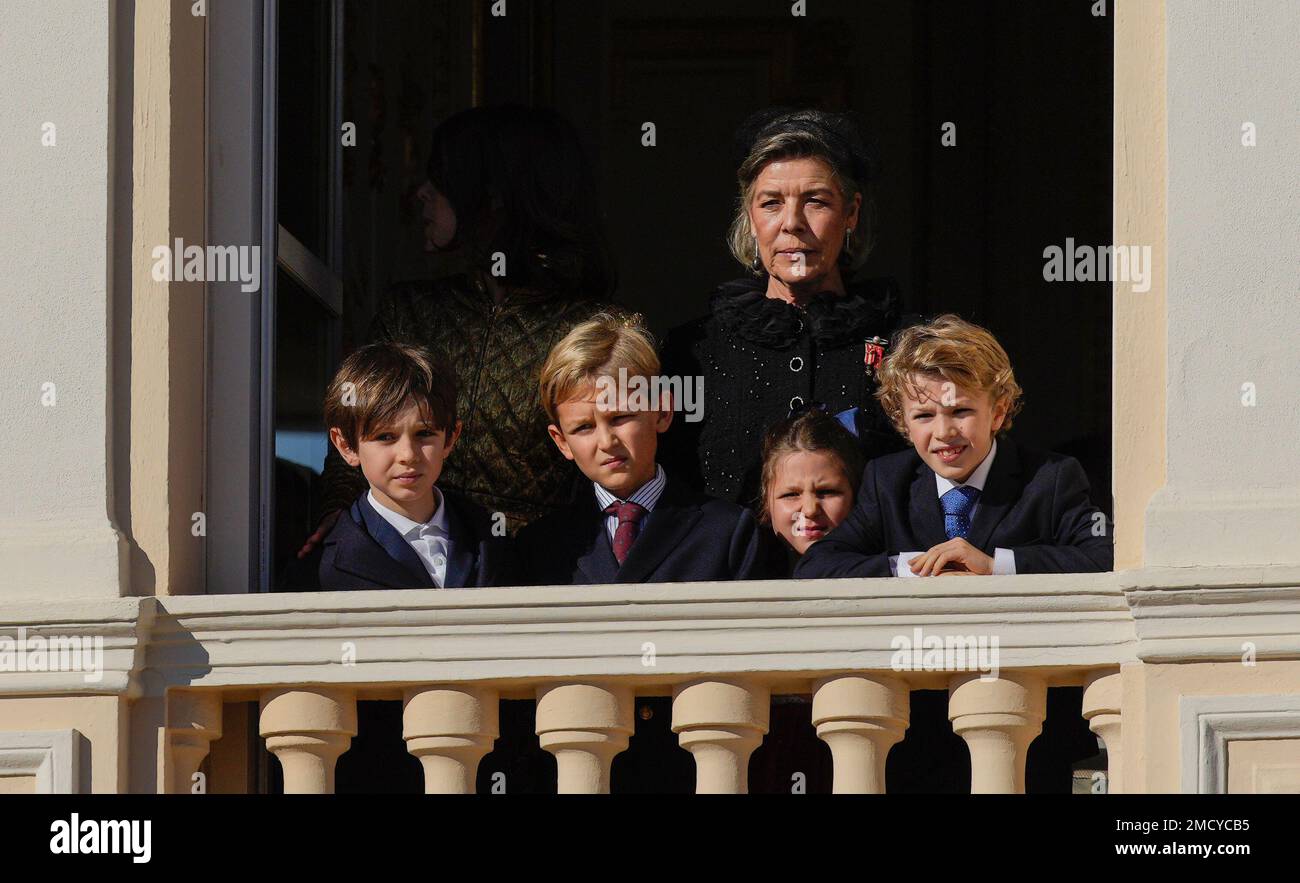 Princess Caroline of Hanover appears with her grand-children at the ...