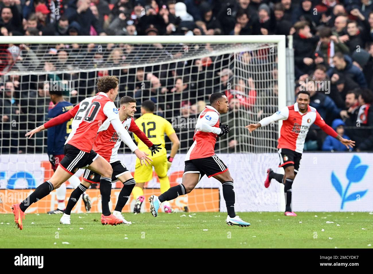 ROTTERDAM - Igor Paixao of Feyenoord celebrates the 1-0 during the ...