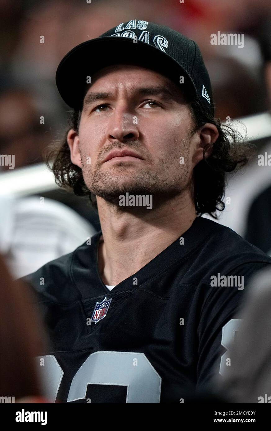 Vegas Golden Knights captain Mark Stone is seen in attendance during an ...