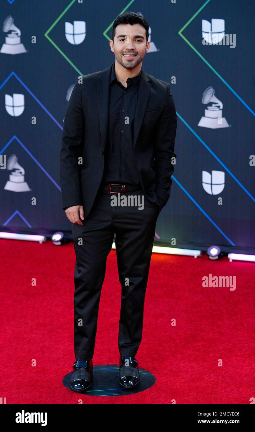 Gussy Lau arrives at the 22nd annual Latin Grammy Awards on Thursday ...