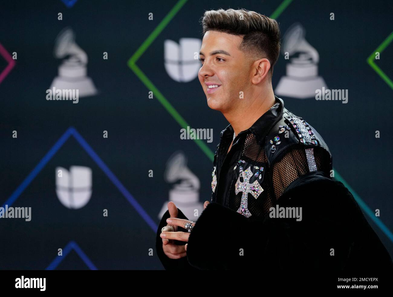 Markos D1 arrives at the 22nd annual Latin Grammy Awards on Thursday ...