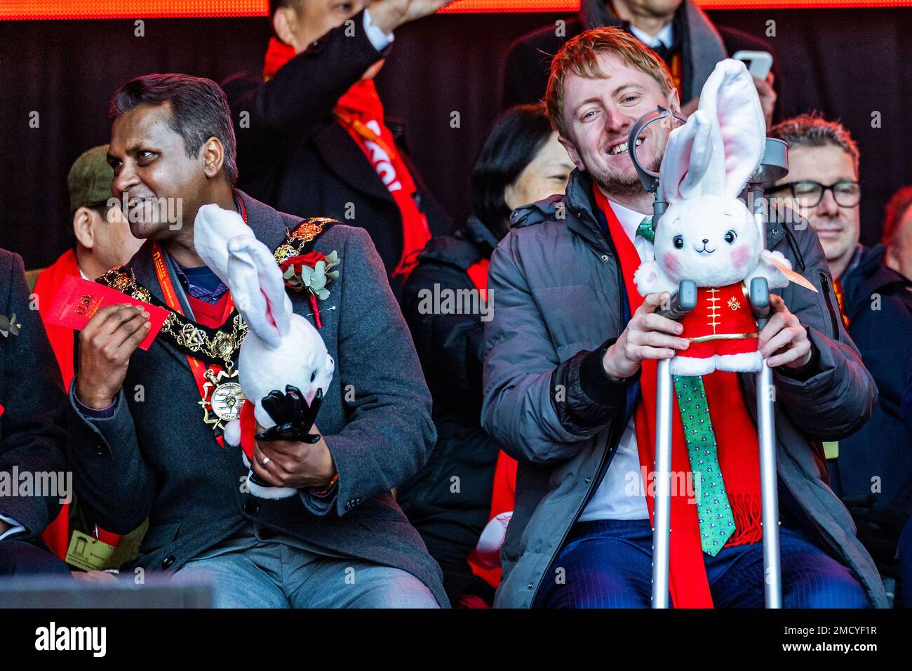 London, UK. 22nd Jan, 2023. Mayor of Camden, Cllr Nasim Ali OBE and ...