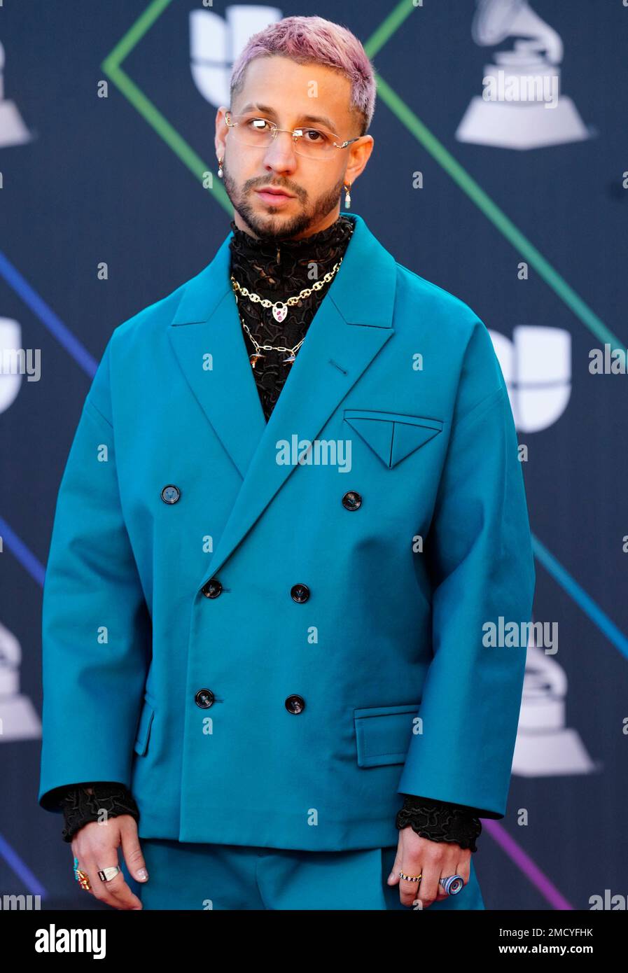 Mora arrives at the 22nd annual Latin Grammy Awards on Thursday, Nov ...