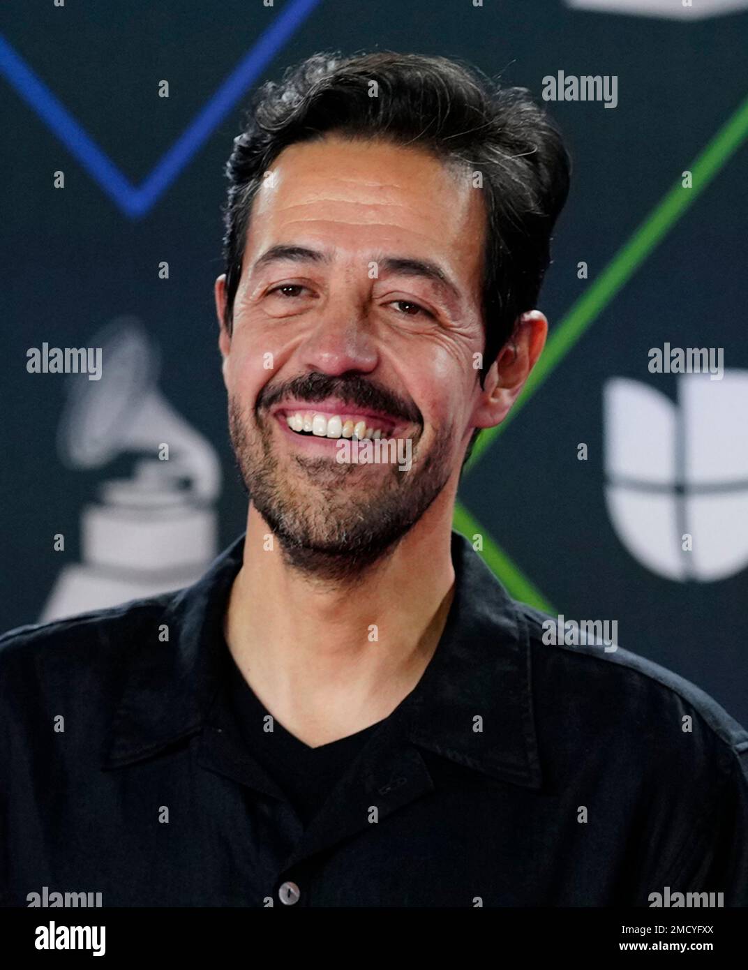 Emmanuel del Real, of Cafe Tacvba, arrives at the 22nd annual Latin ...