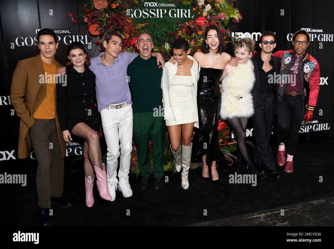 Jason Gotay, left, Megan Ferguson, Evan Mock, Josh Safran, Jordan ...