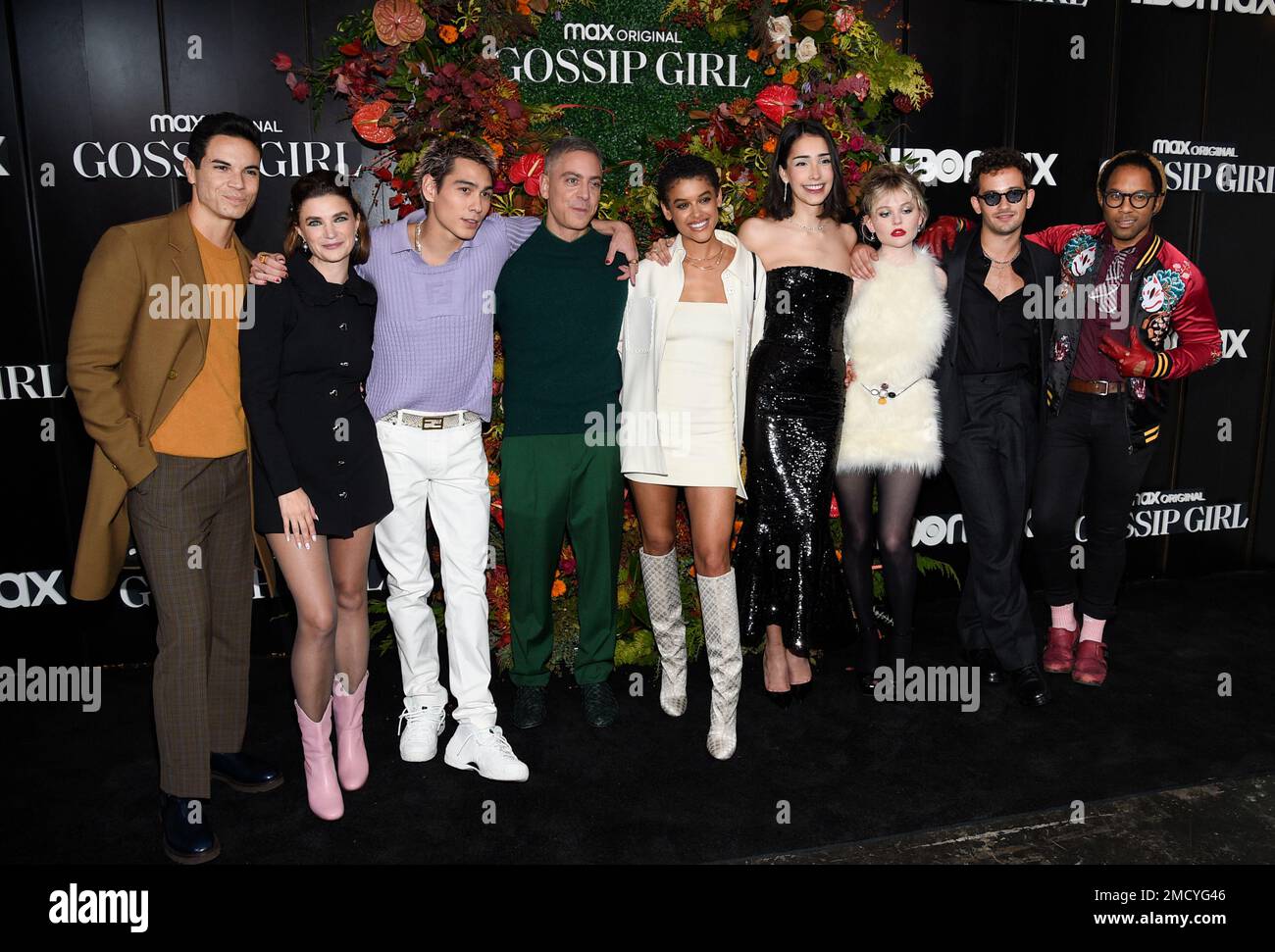 Jason Gotay, left, Megan Ferguson, Evan Mock, Josh Safran, Jordan ...