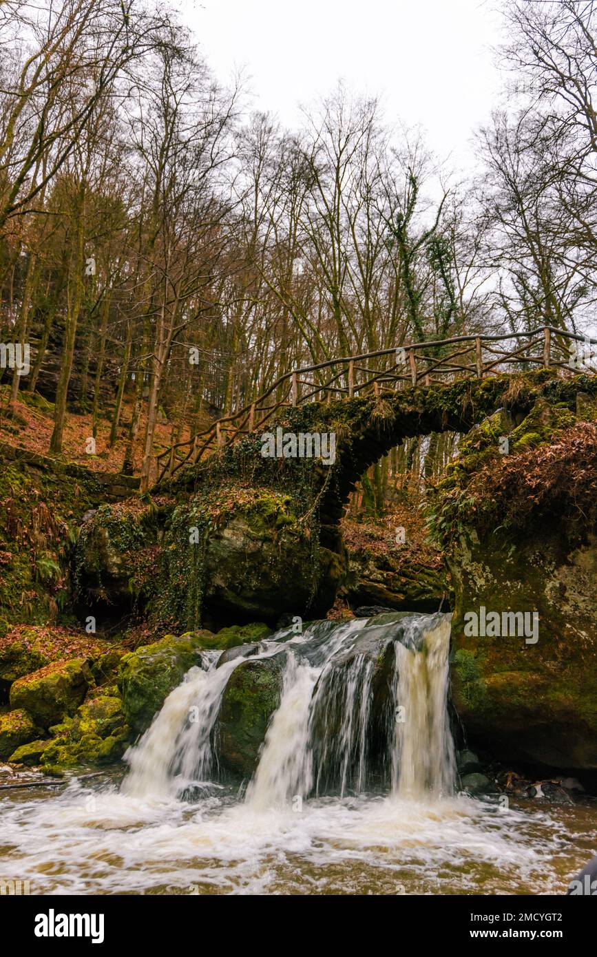 Famous waterfall in mullerthal hi-res stock photography and images - Alamy
