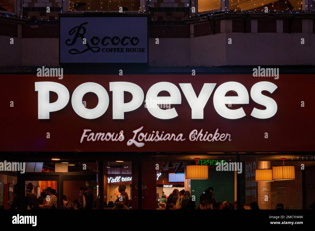 Popeyes Famous Louisiana Chicken in Liverpool Stock Photo - Alamy