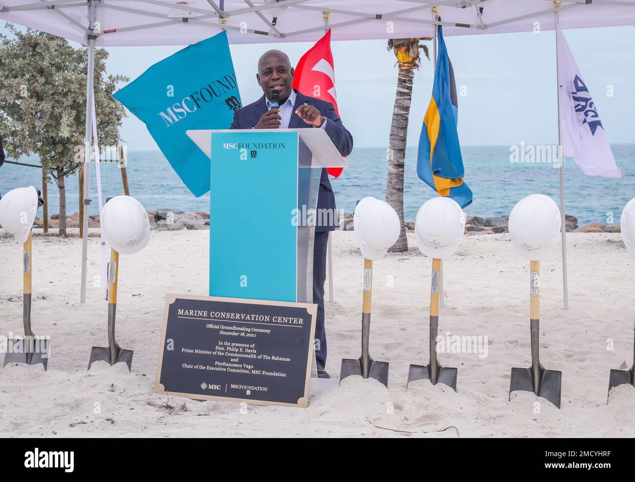 IMAGE DISTRIBUTED FOR MSC CRUISES - The Hon. Philip Edward Davis, Prime ...