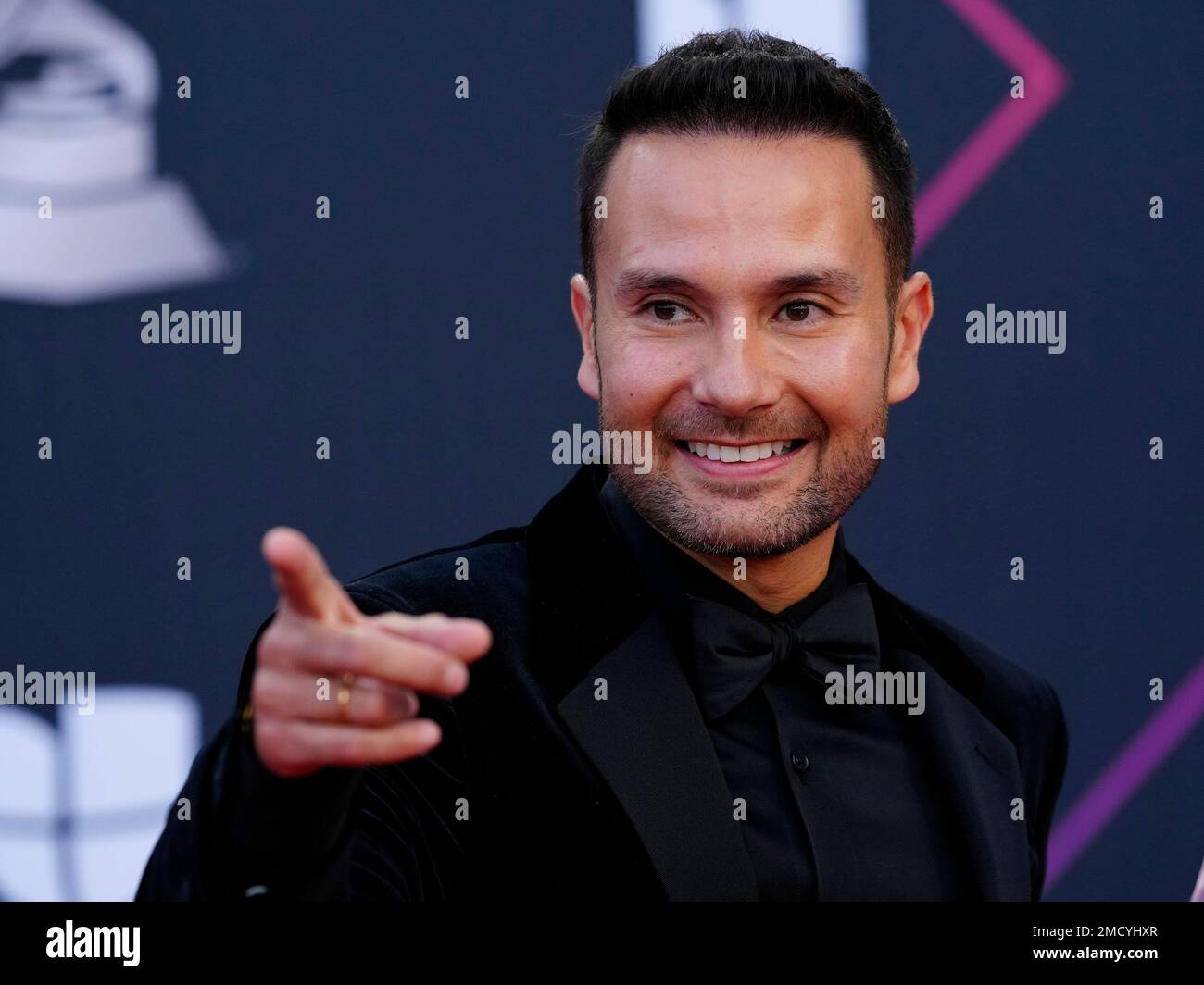 Luis Sandoval arrives at the 22nd annual Latin Grammy Awards on ...