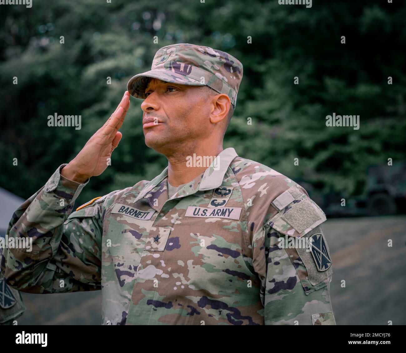 10th AAMDC welcomes Brig. Gen. Maurice Barnett, the new Commanding General of the 10th Army Air ...