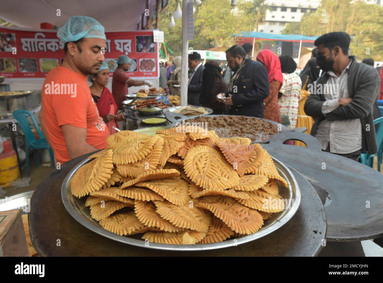 Dhaka. 22nd Jan, 2023. This photo taken on Jan. 21, 2023 shows a type ...